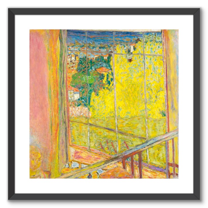 Affiche Encadrée "L'Atelier au mimosa", Bonnard · Boutique Centre Pompidou